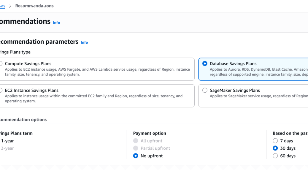 Introducing Database Savings Plans for AWS Databases - Iron Castle Systems